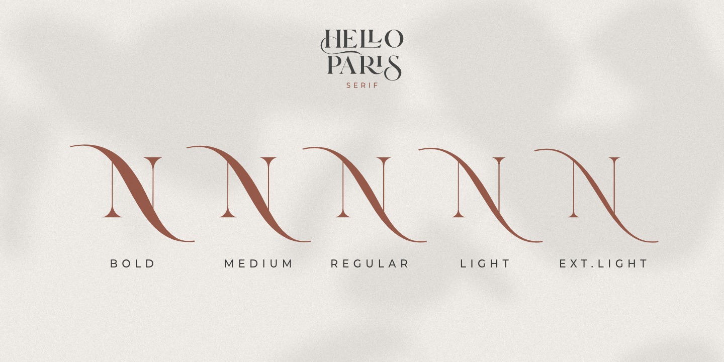Hello Paris: download for free and install for your website or Photoshop.
