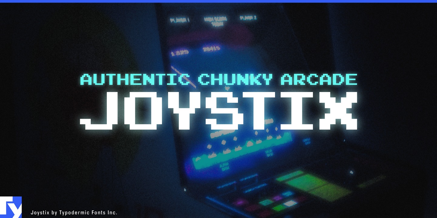 Joystix: download for free and install for your website or Photoshop.