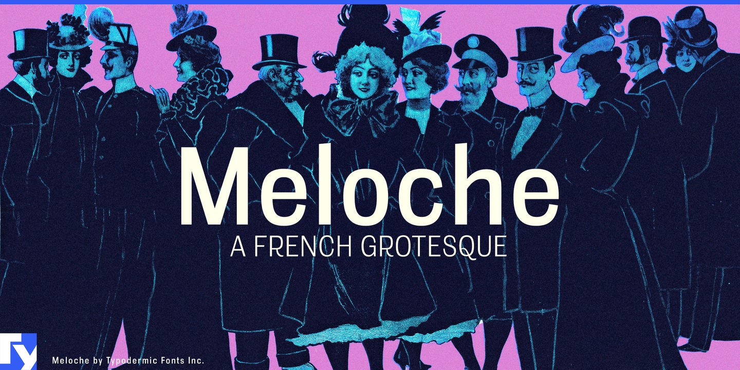 Meloche: download for free and install for your website or Photoshop.