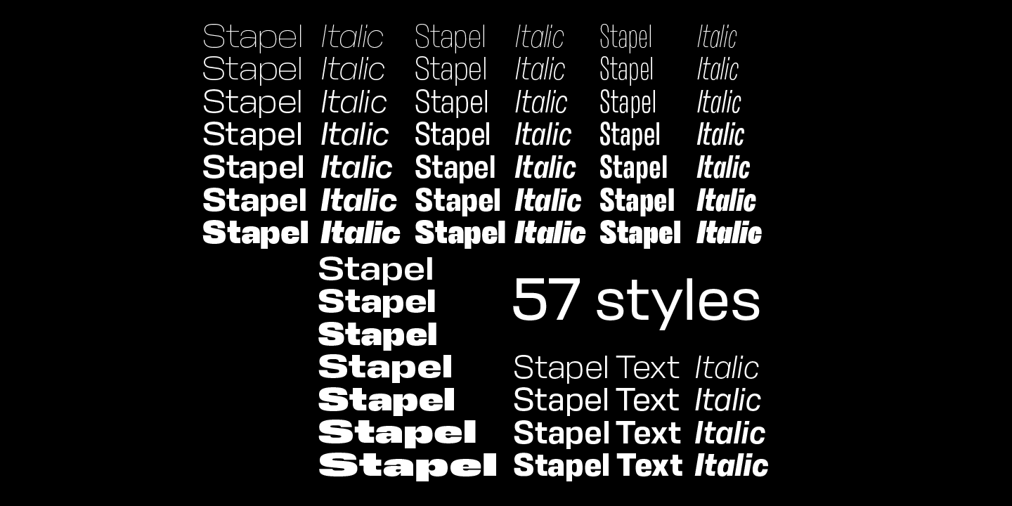 Stapel: download for free and install for your website or Photoshop.