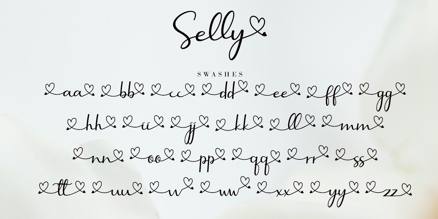 Selly Calligraphy: download for free and install for your website or ...