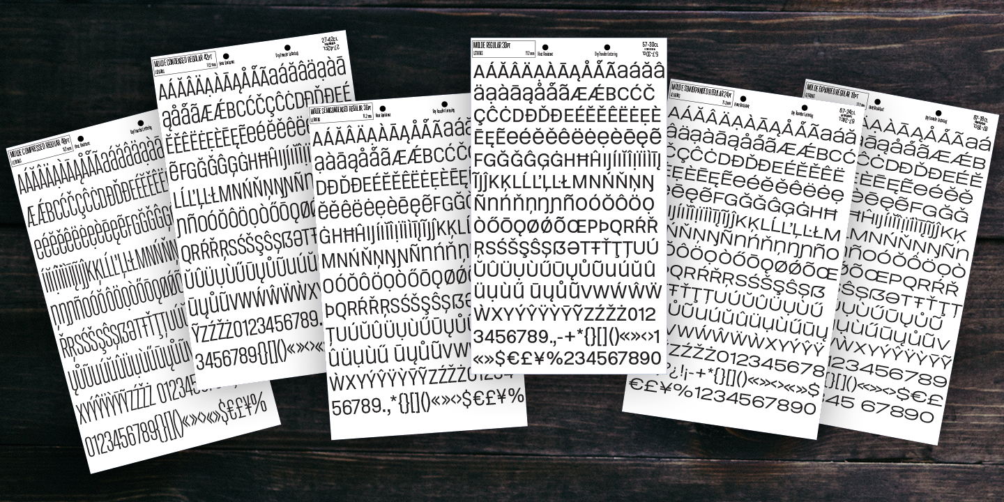 Molde Semi Condensed: download for free and install for your website or ...