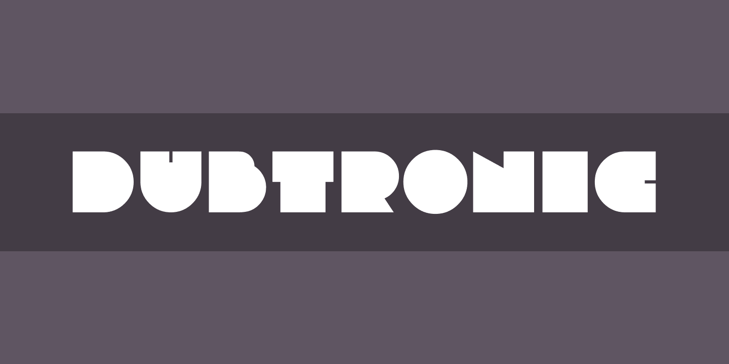 Dubtronic: download for free and install for your website or Photoshop.